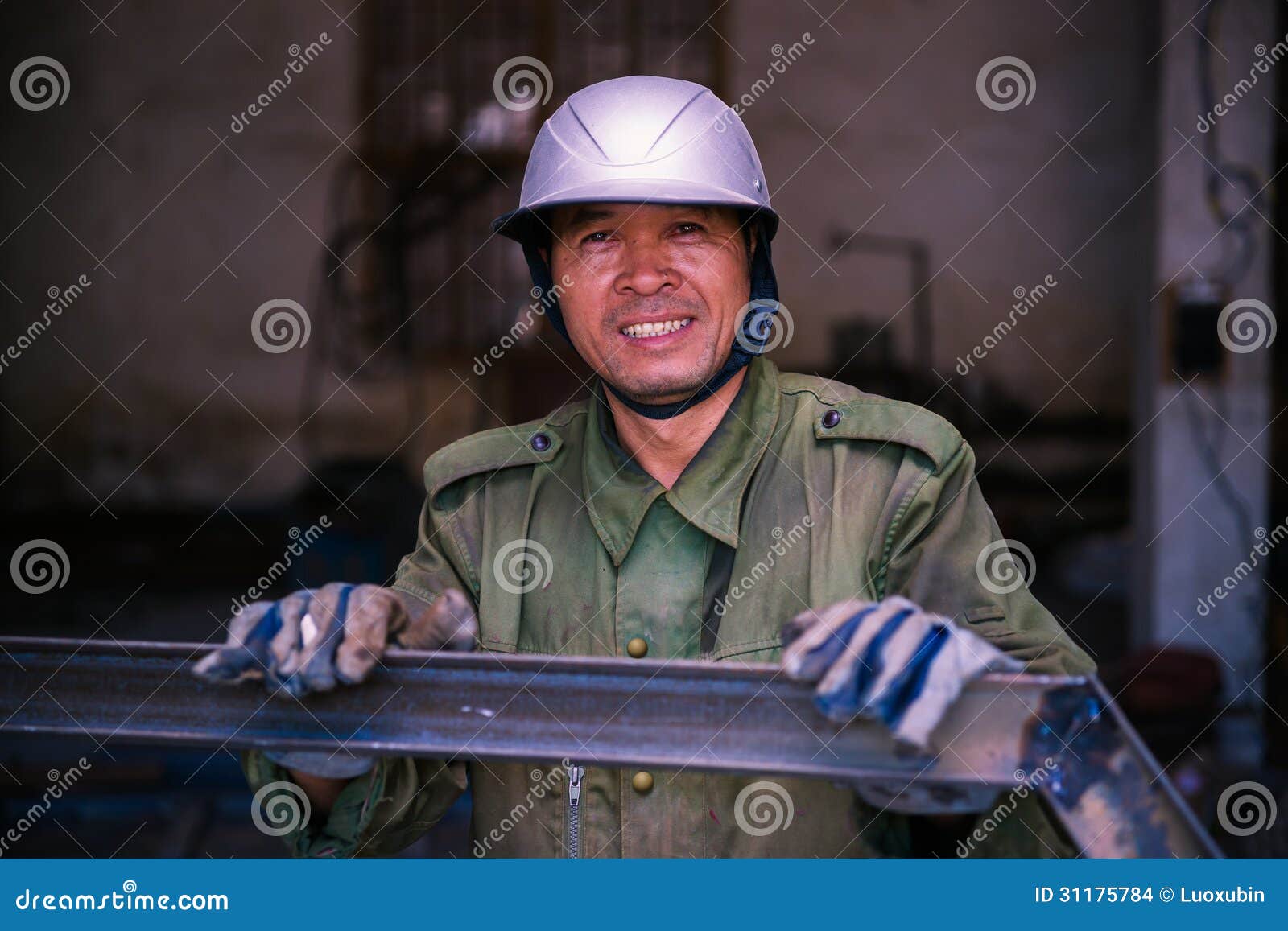 Chinese worker stock photo. Image of asian, smile, industry - 31175784
