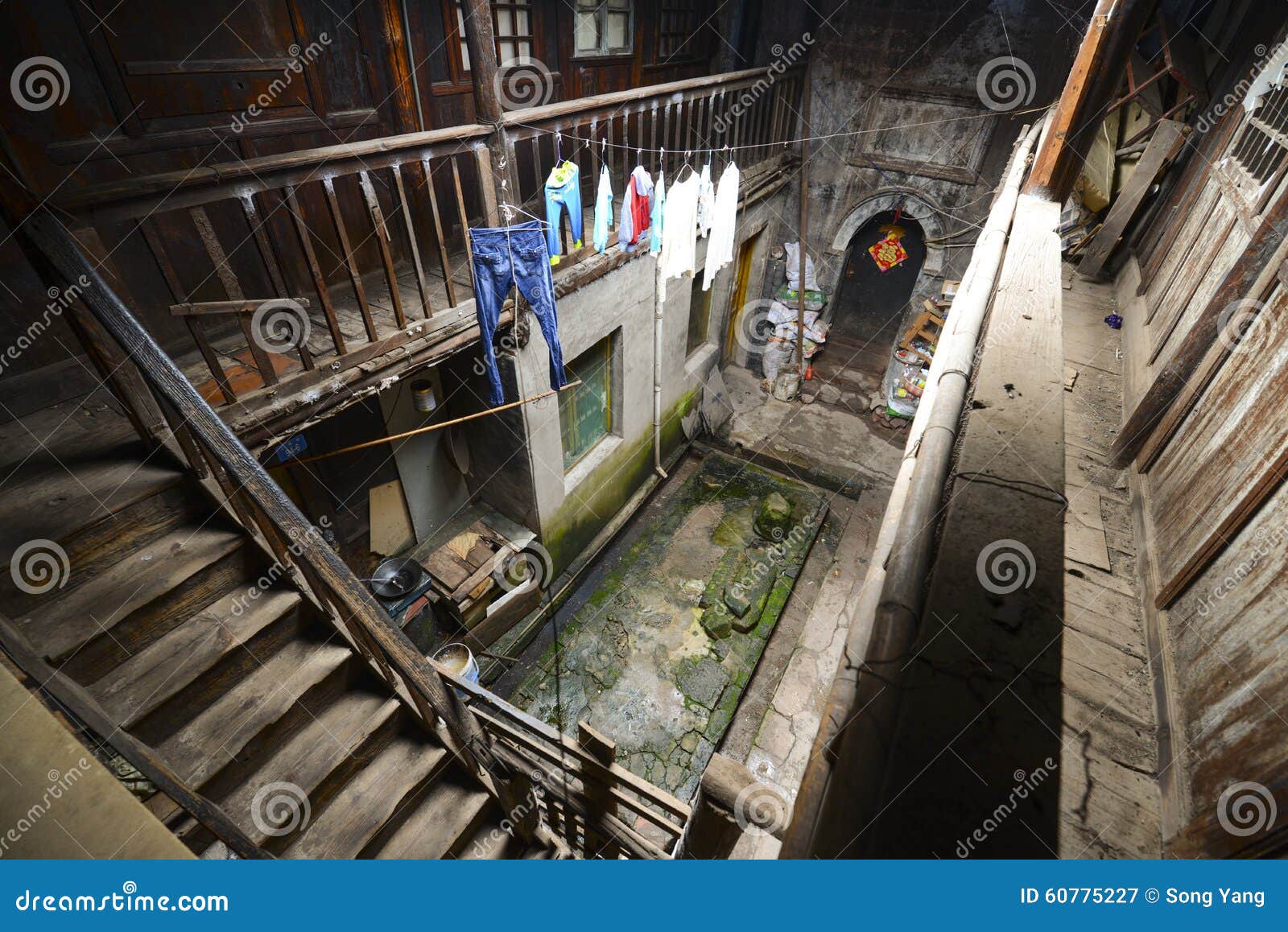 Chinese Yard stock image. Image of traditional, ancient - 60775227