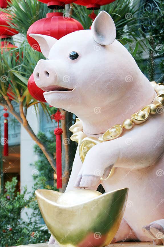 Chinese year of the pig stock photo. Image of belief, celebration - 1840352