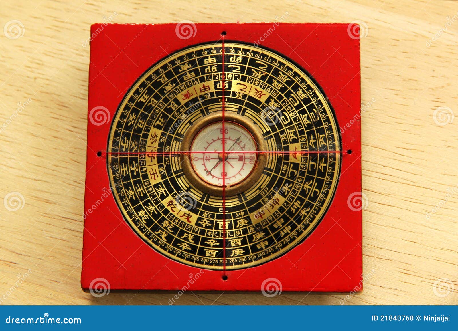 Chinese Yin Yang Compass Royalty Free Stock Photos - Image: 21840768