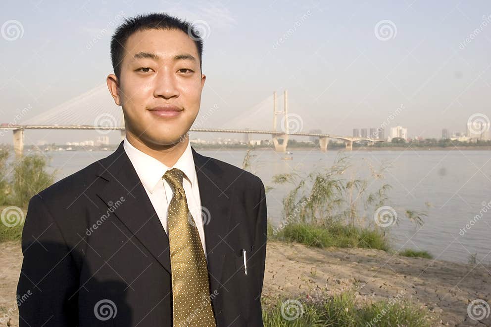 Chinese young man stock photo. Image of children, hair - 15104688