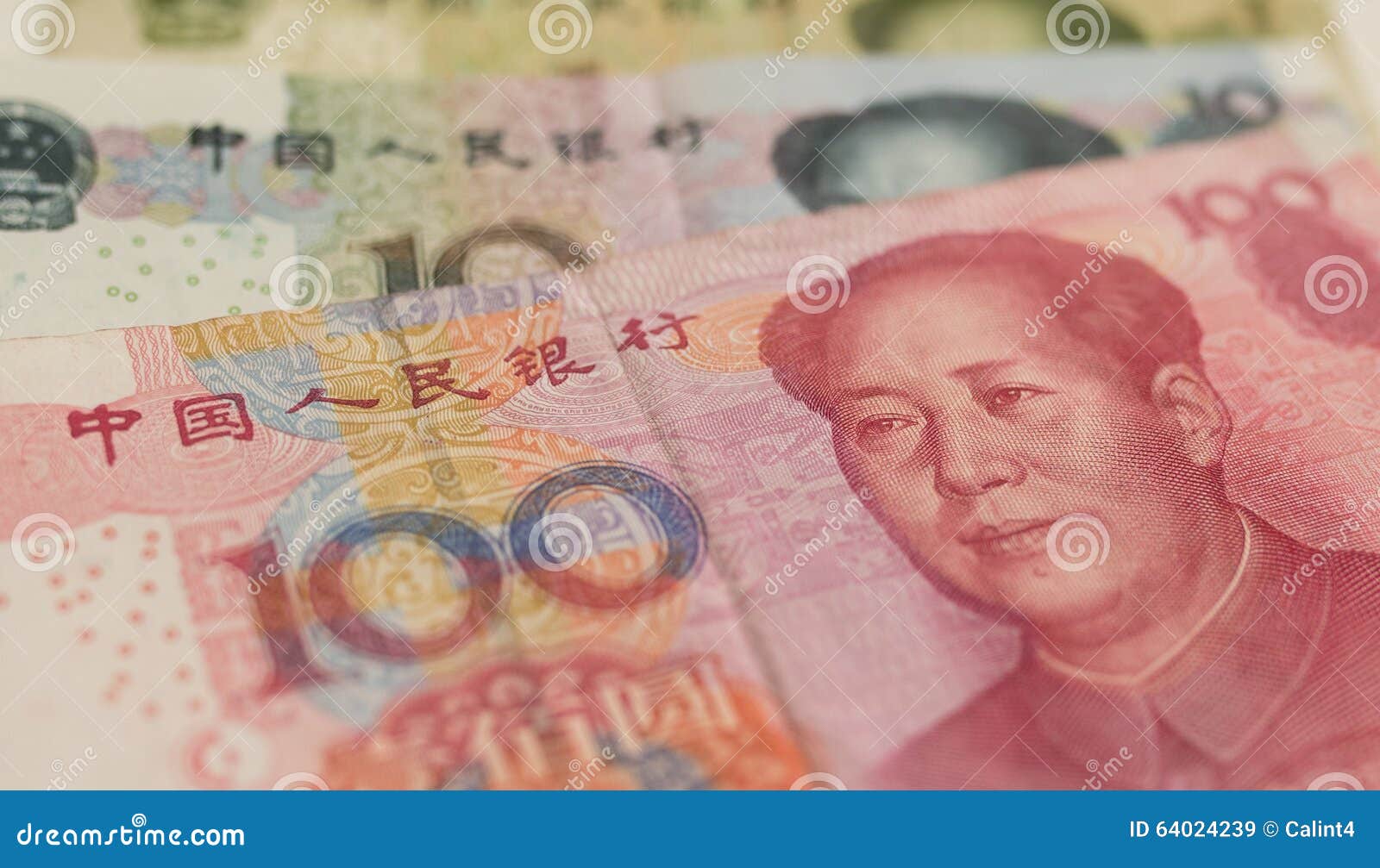 Chinese Yuan Bank Notes Close-up Stock Image - Image of banknotes ...