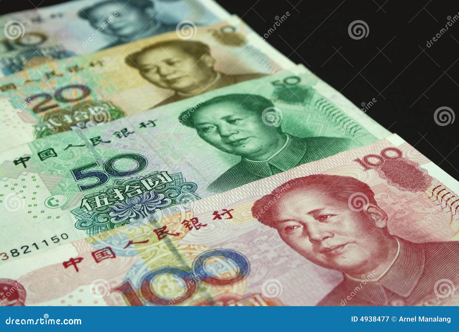 Chinese Yuan Banknotes stock image. Image of asia, notes - 4938477