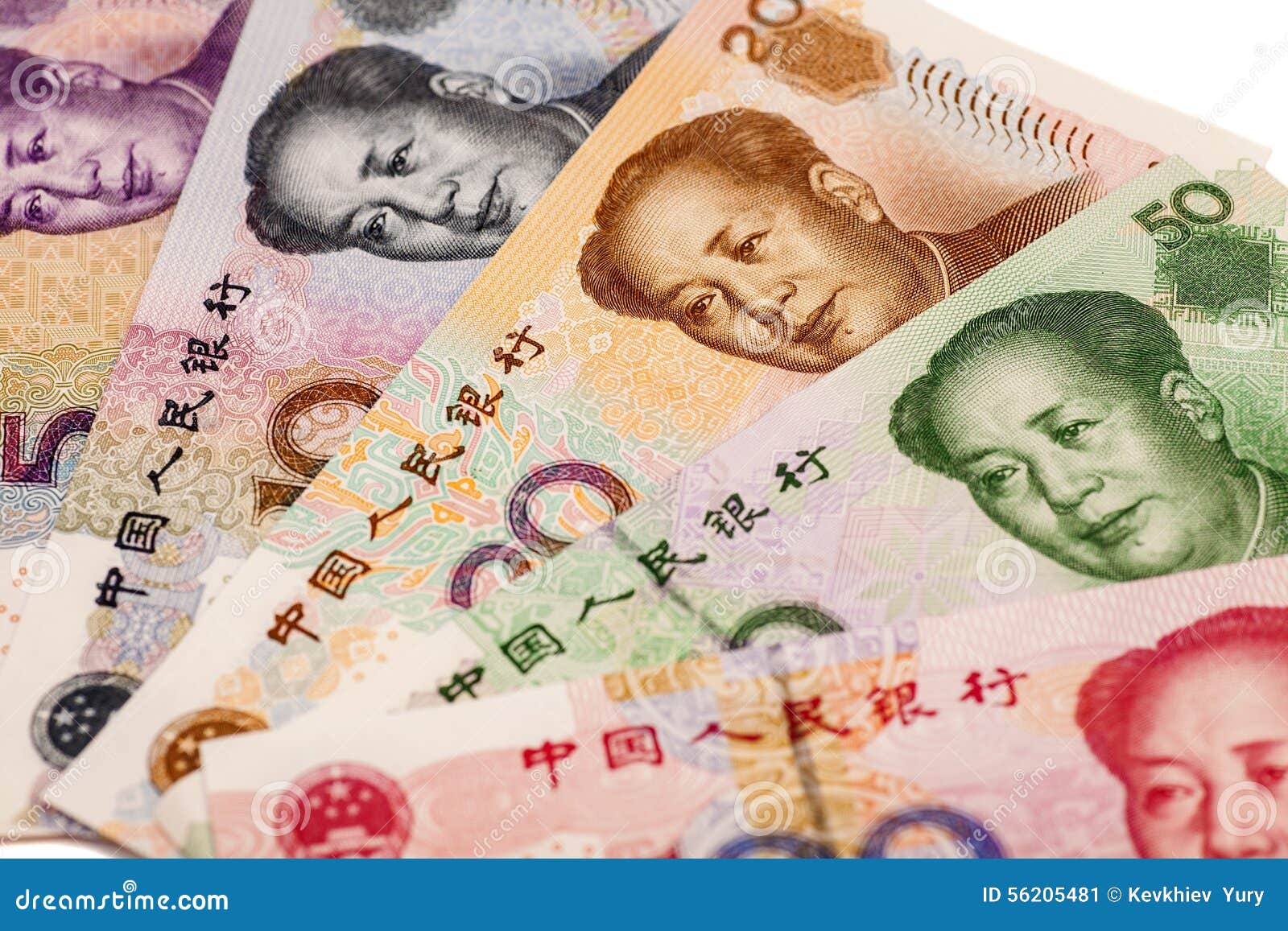 Chinese yuan banknotes stock image. Image of number, payment - 56205481