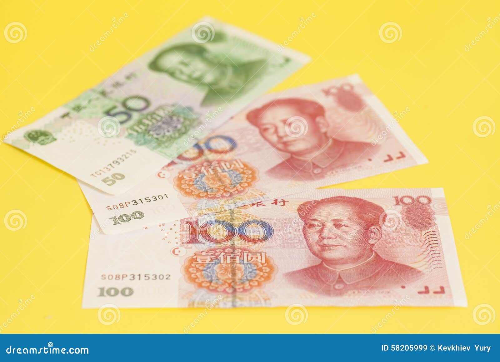 Chinese yuan banknotes stock image. Image of payment - 58205999