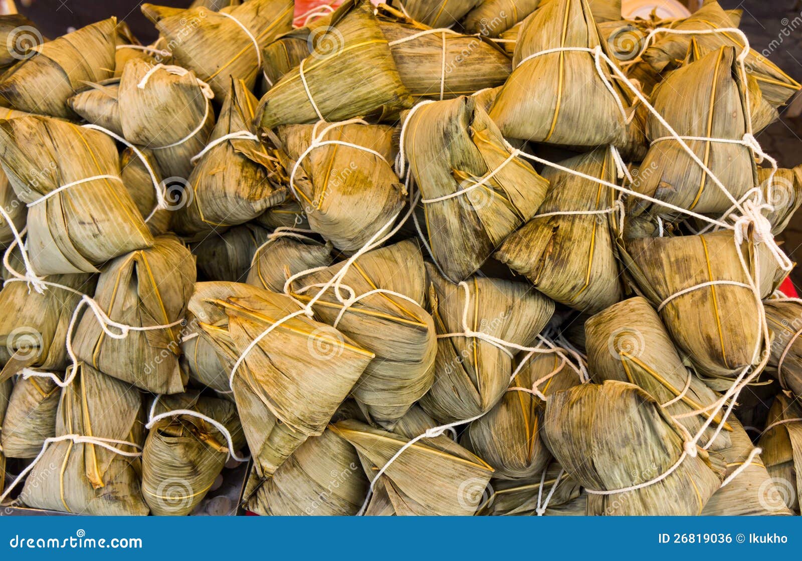 Chinese Zongzi. stock photo. Image of boat, stuffed, zongzi - 26819036
