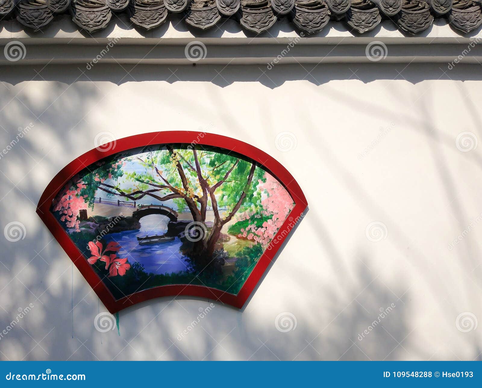 Chinesische Klassische Wand Stockfoto - Bild von dekoration, chinesisch ...