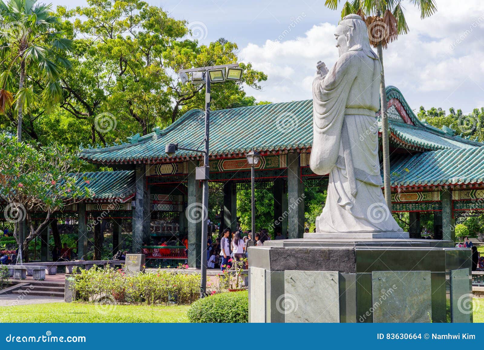 Chinesischer Garten an Rizal-Park Redaktionelles Stockbild - Bild von ...