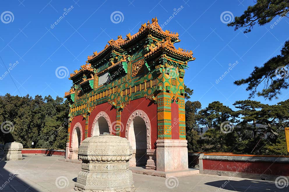Chinesischer Torbogen stockfoto. Bild von ziegelstein - 23341706