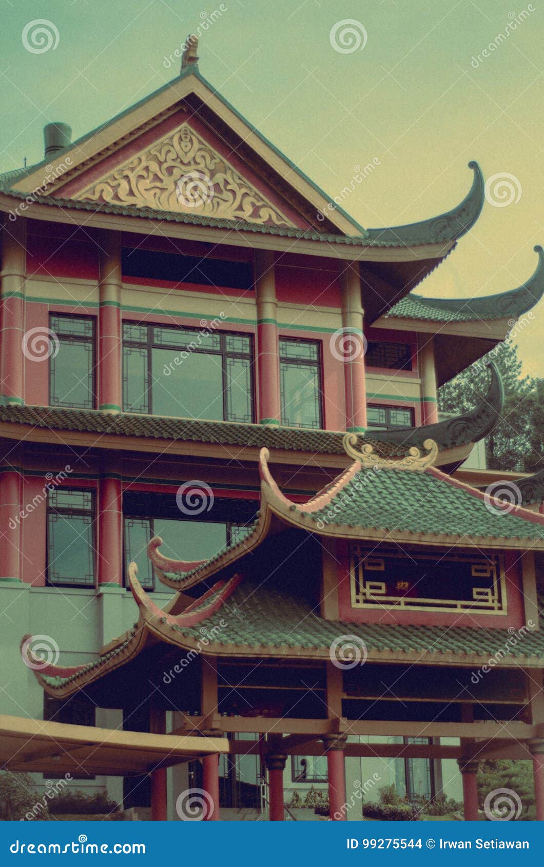 Chinesse Building stock photo. Image of building, architecture - 99275544