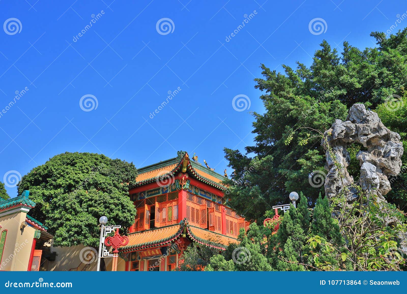 Ching Chung Koon is Located in Tuen Mun, Hong Kong. Stock Photo - Image ...