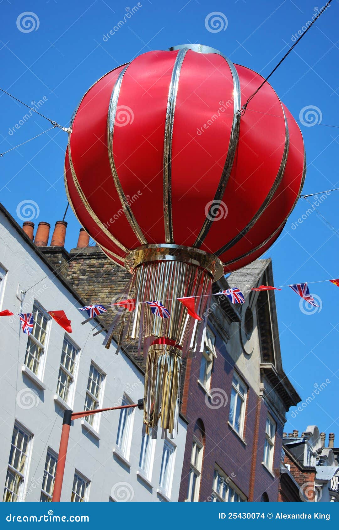Chintown balloon stock photo. Image of decoration, oriental - 25430074