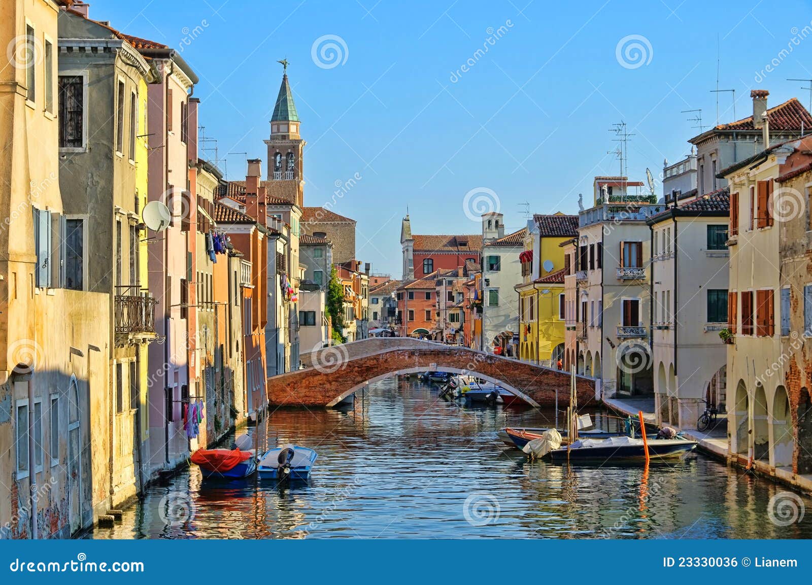 Chioggia stock photo. Image of venetian, tourism, river - 23330036