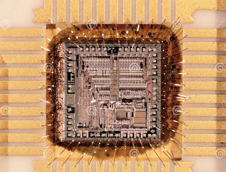 Chip stock image. Image of chip, contact, complexity - 14129363