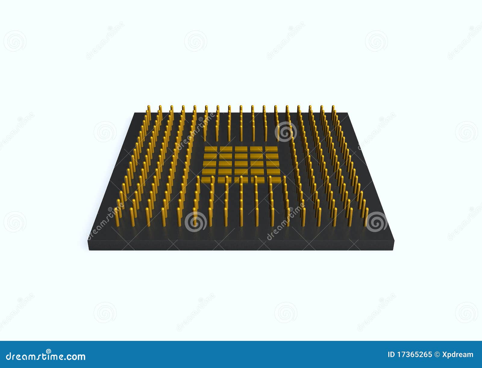 Chip stock illustration. Illustration of science, industry - 17365265