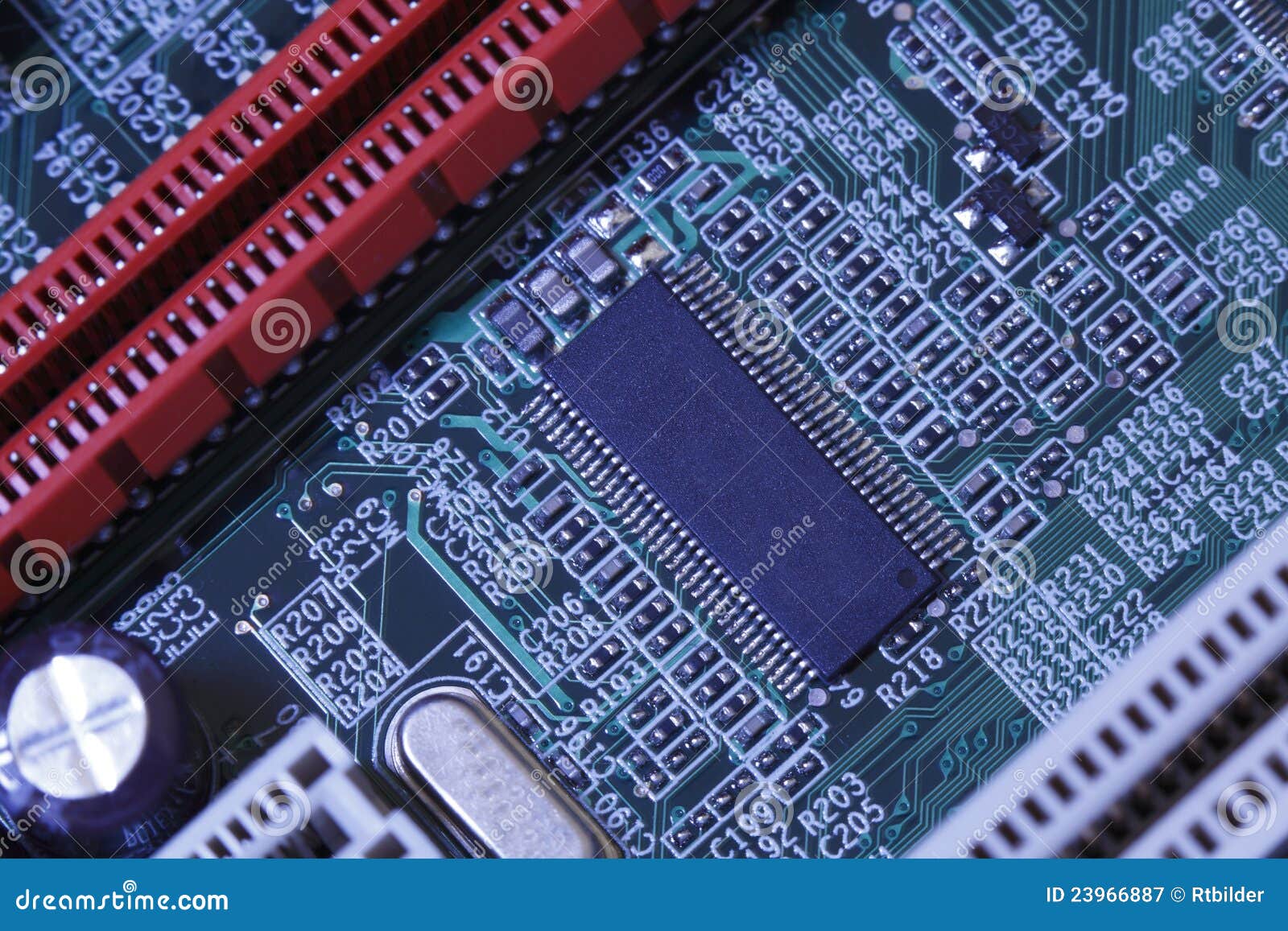 Chip stockbild. Bild von mikrochip, elektrizität, elektronik - 23966887