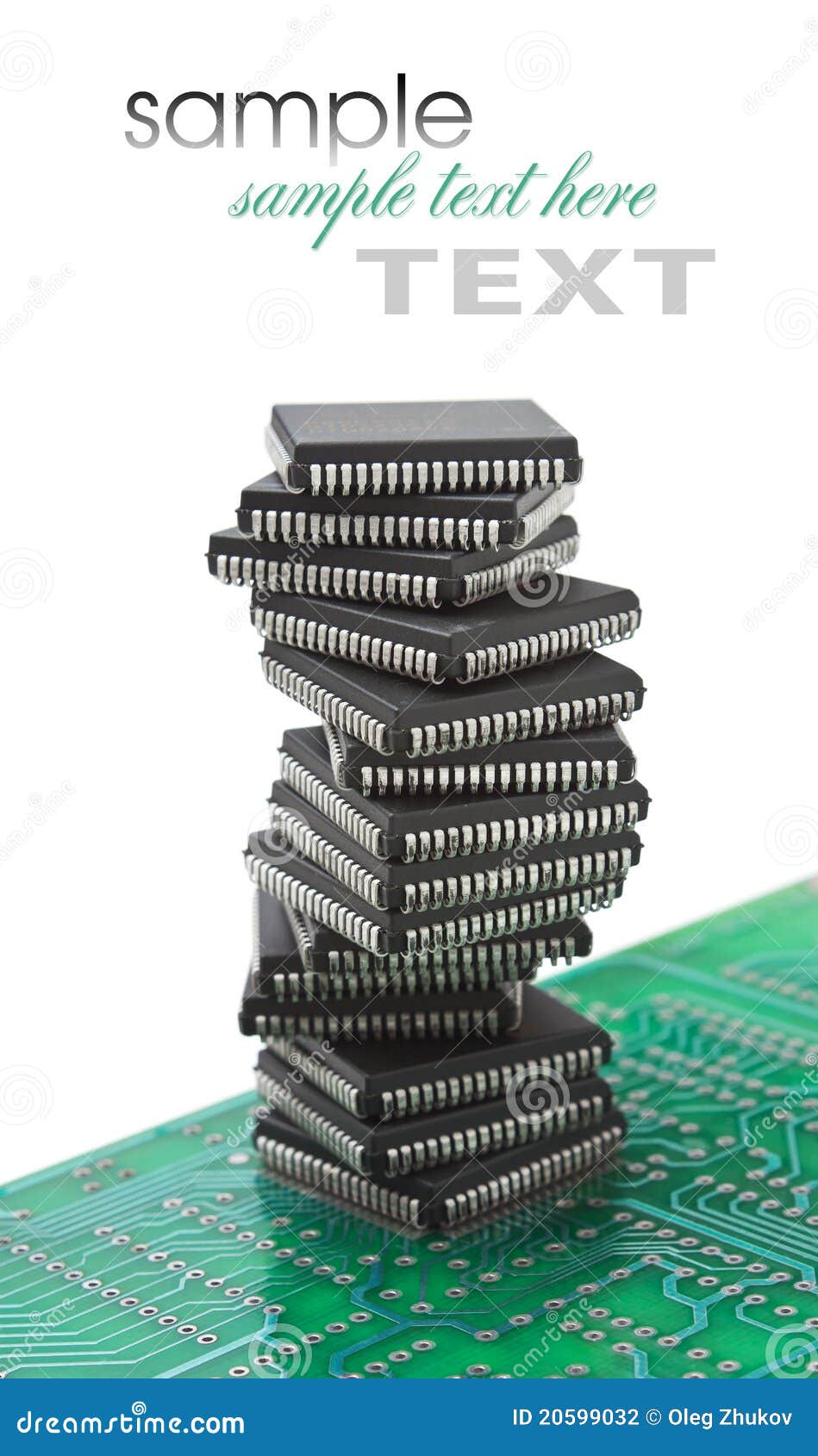 Chip on the board stock photo. Image of internet, chip - 20599032