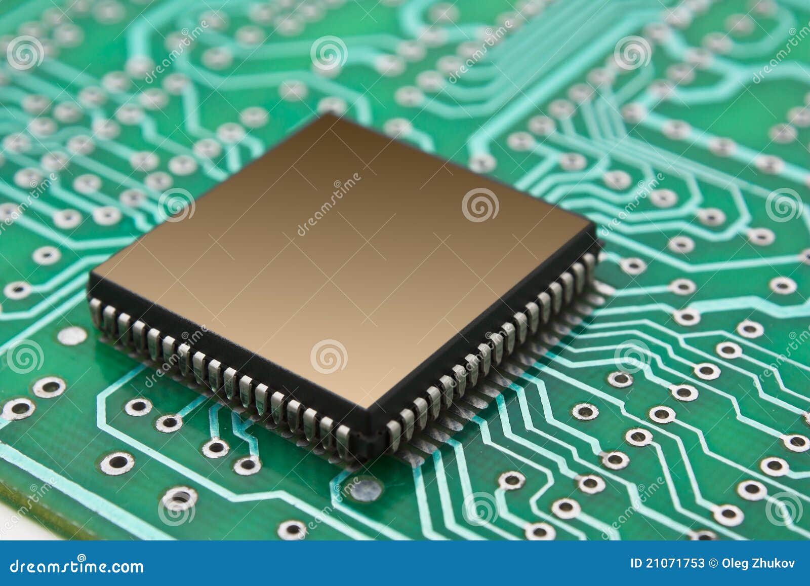 Chip on the board stock image. Image of production, card - 21071753