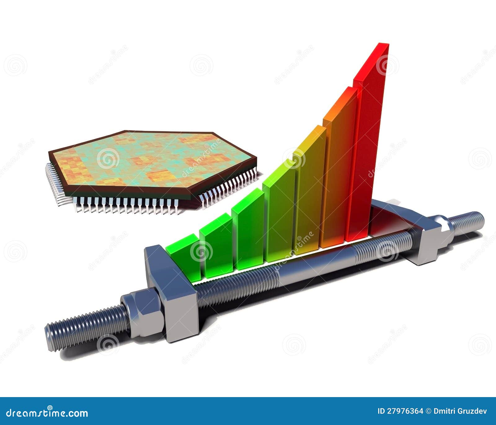 Chip and chart stock illustration. Illustration of isolated - 27976364