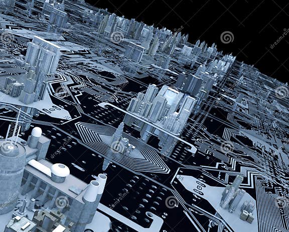 CHIP stock photo. Image of chip, city, computers, components - 44819850