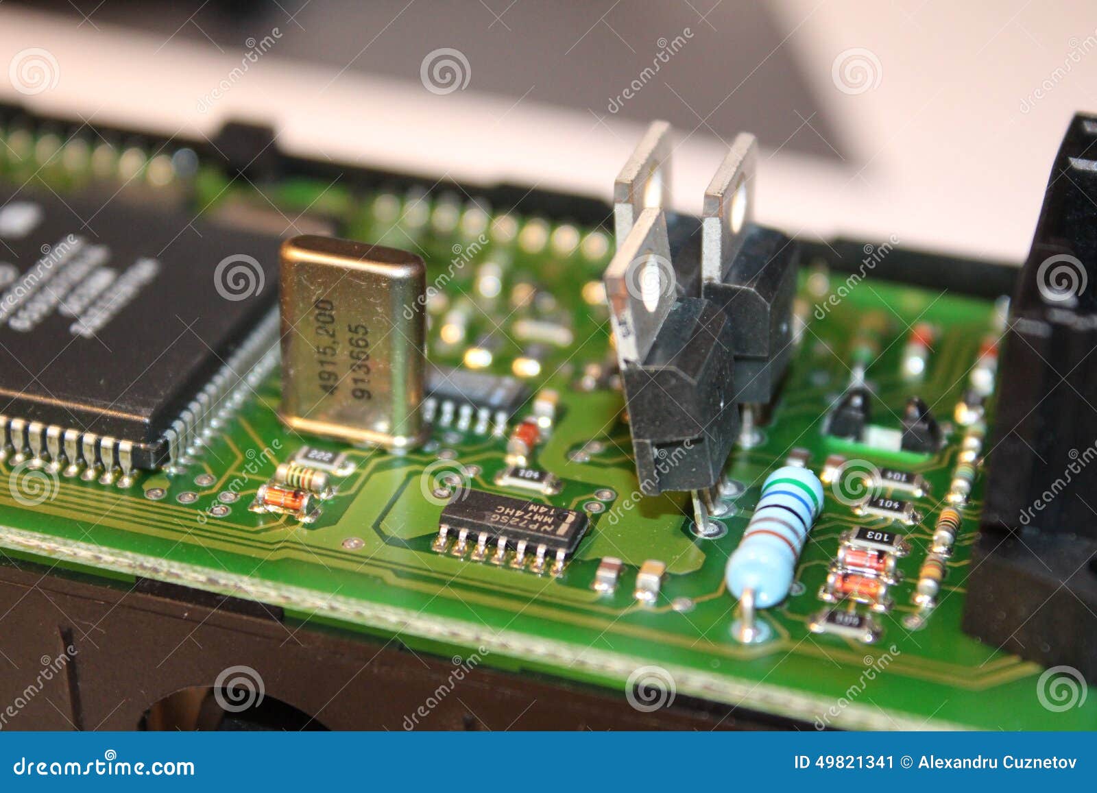 Chip stock image. Image of electronic, silicon, condenser - 49821341