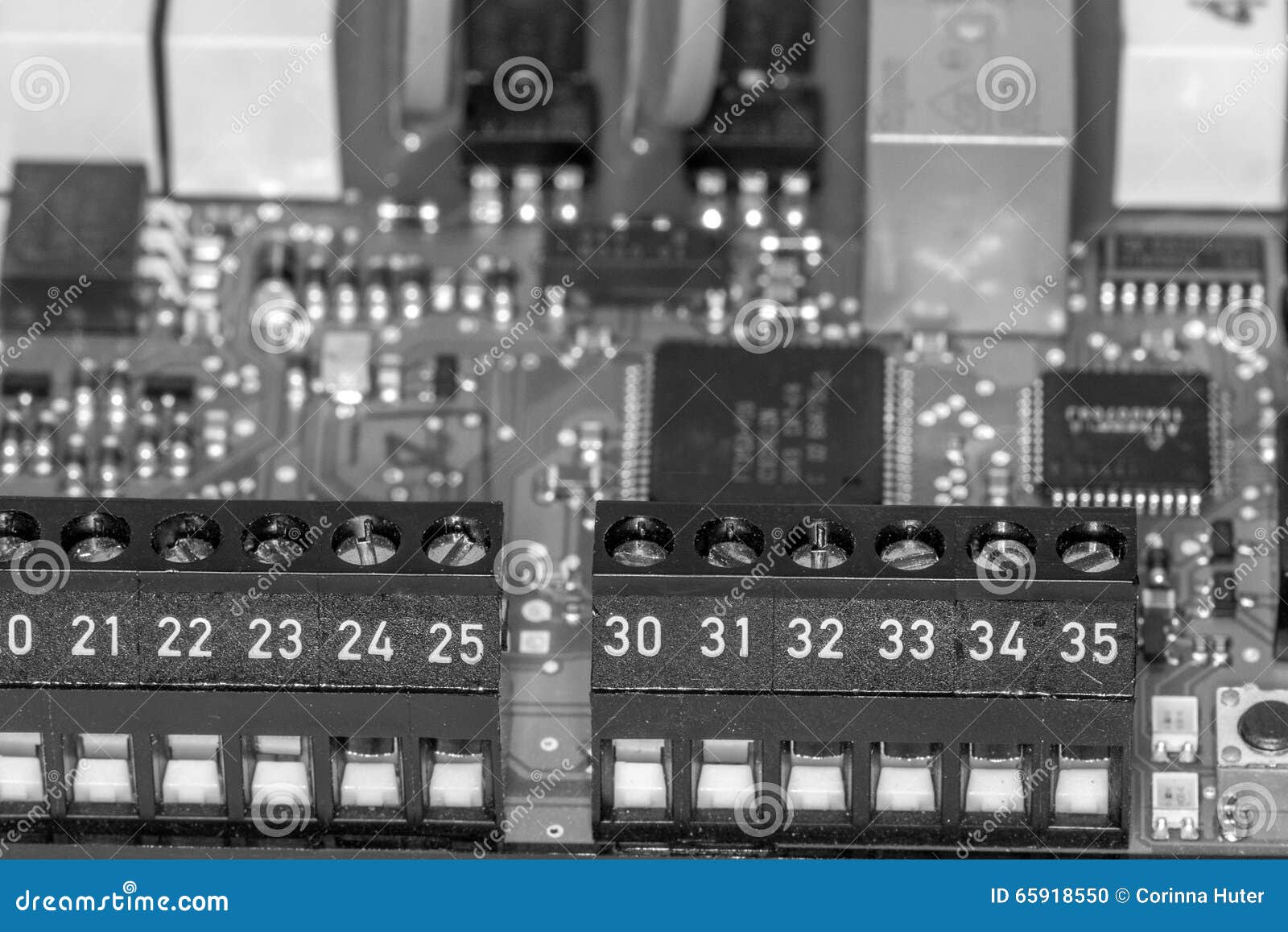 Chip of a Computer stock photo. Image of electric, futuristic - 65918550