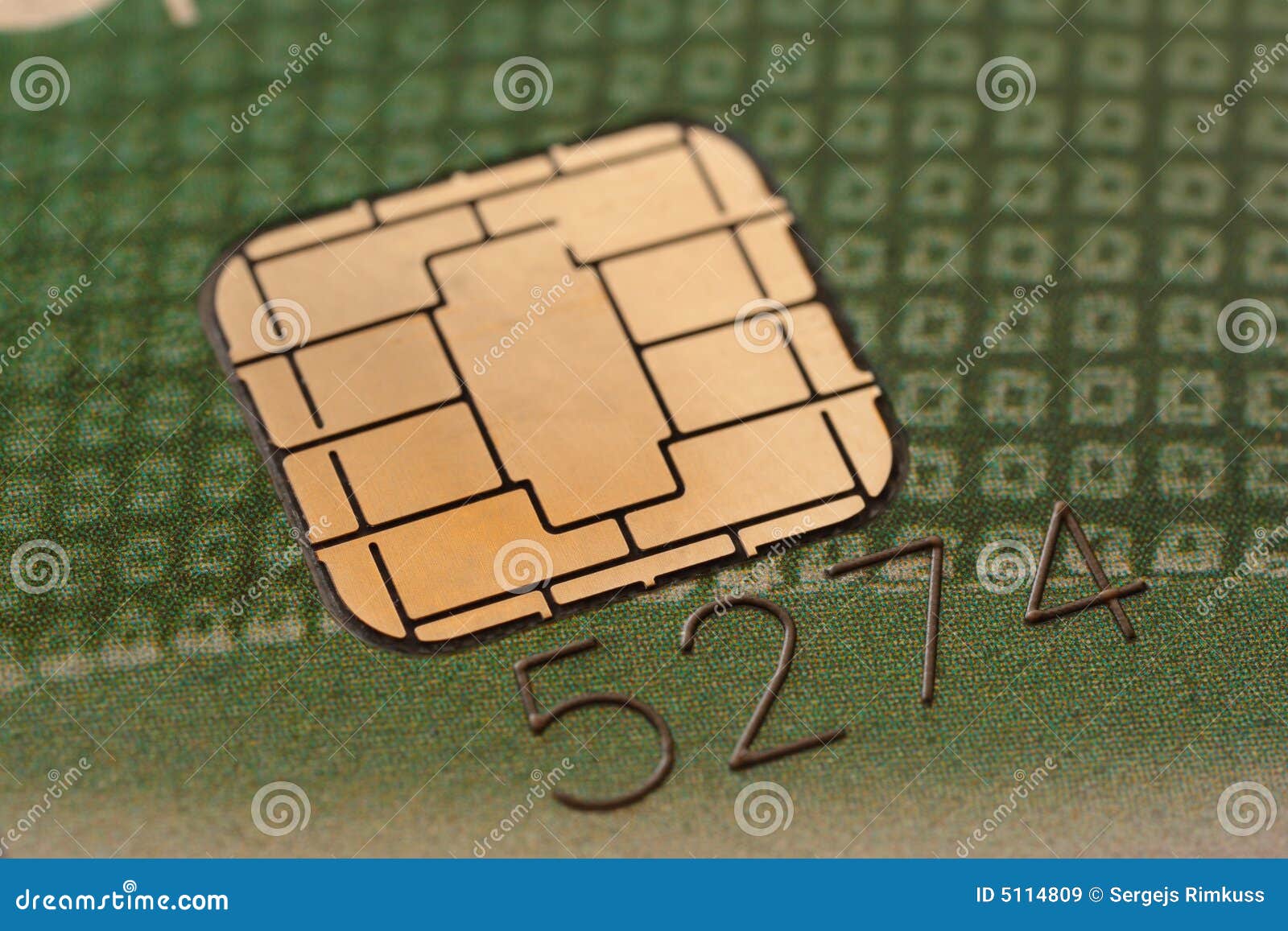 Chip on a credit card stock image. Image of secure, debt - 5114809