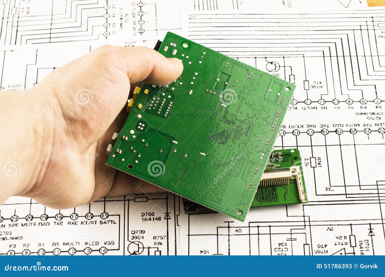 Chip green in hand stock image. Image of green, fingers - 51786393