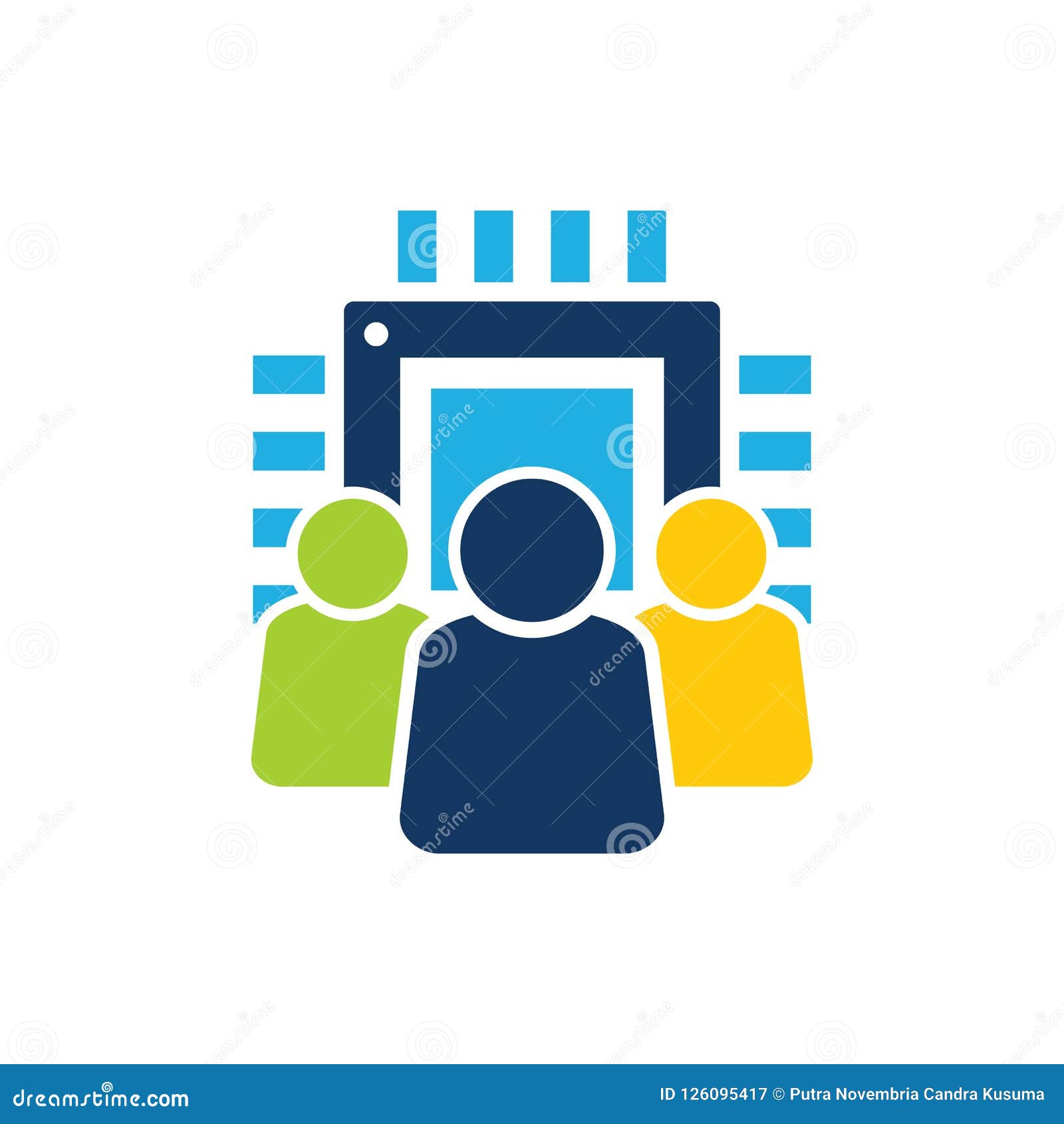 Chip Group Logo Icon Design Ilustración del Vector - Ilustración de ...