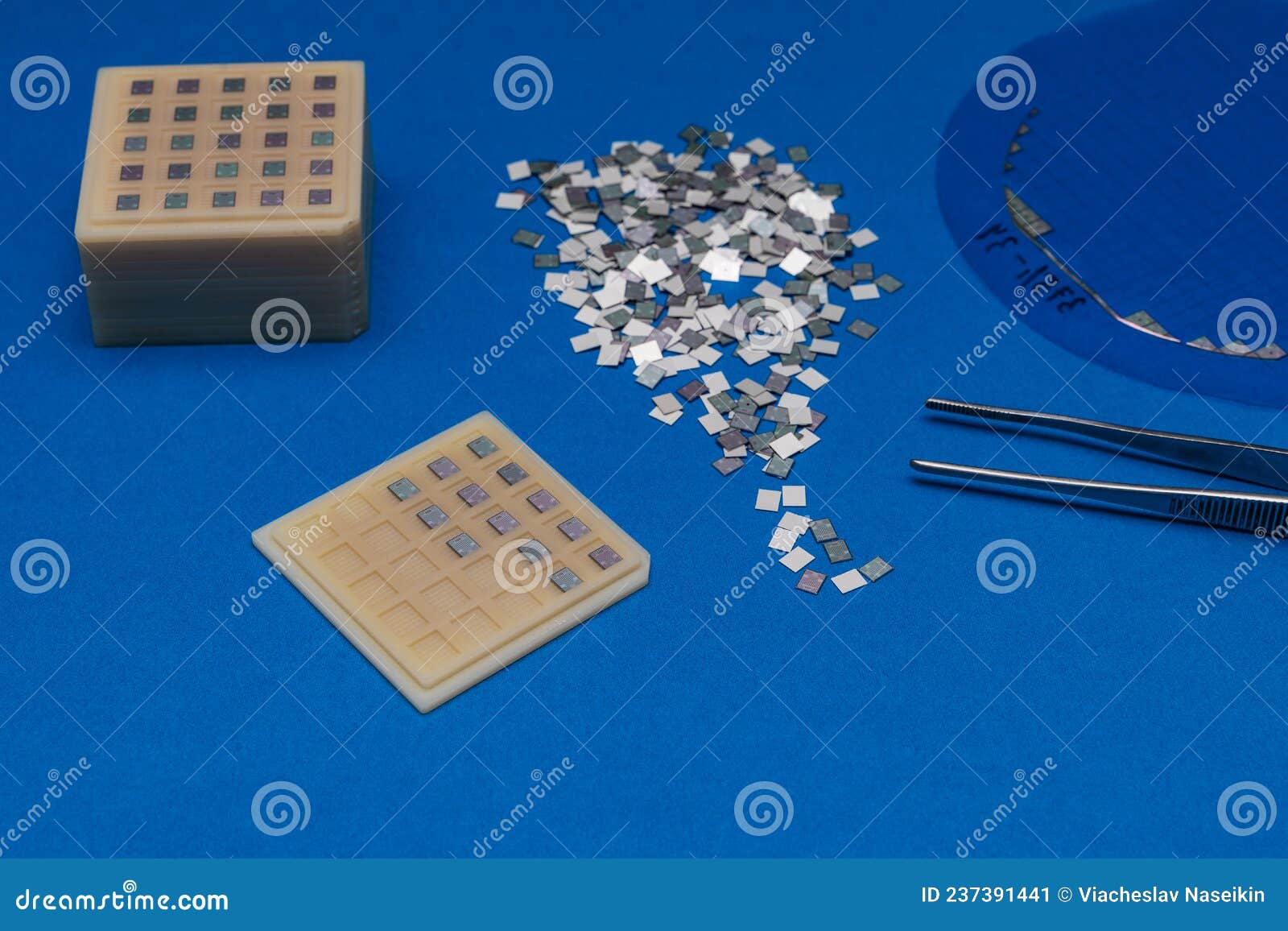 The Chip of a High-power Transistor According To the Darlington Scheme ...
