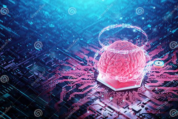 A Chip Implanted in the Brain, Neurotechnology, a Microprocessor ...