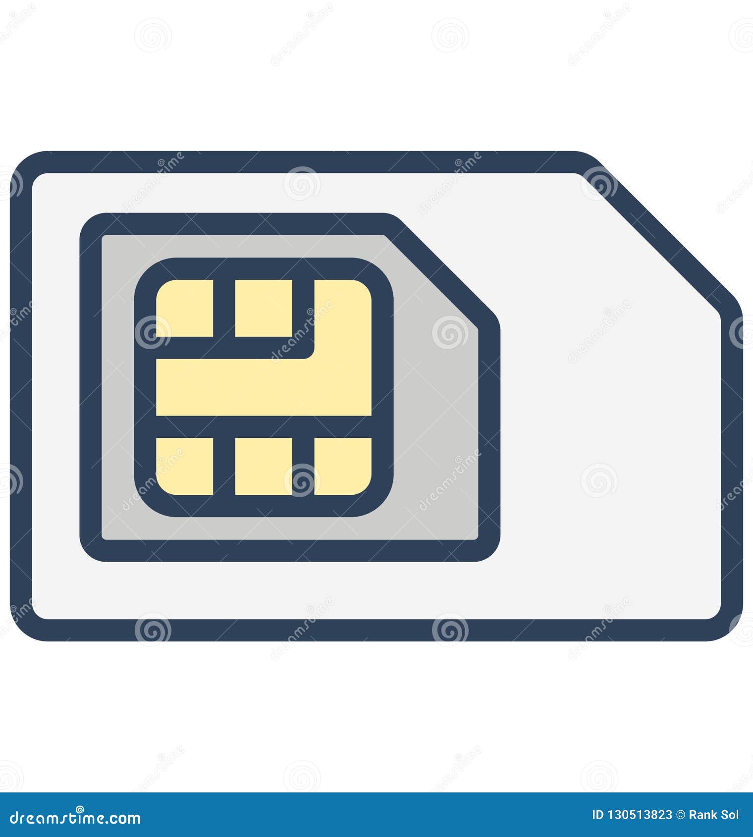 Chip, Integrated Chip Isolated Vector Icon that Can Be Easily Edited in ...