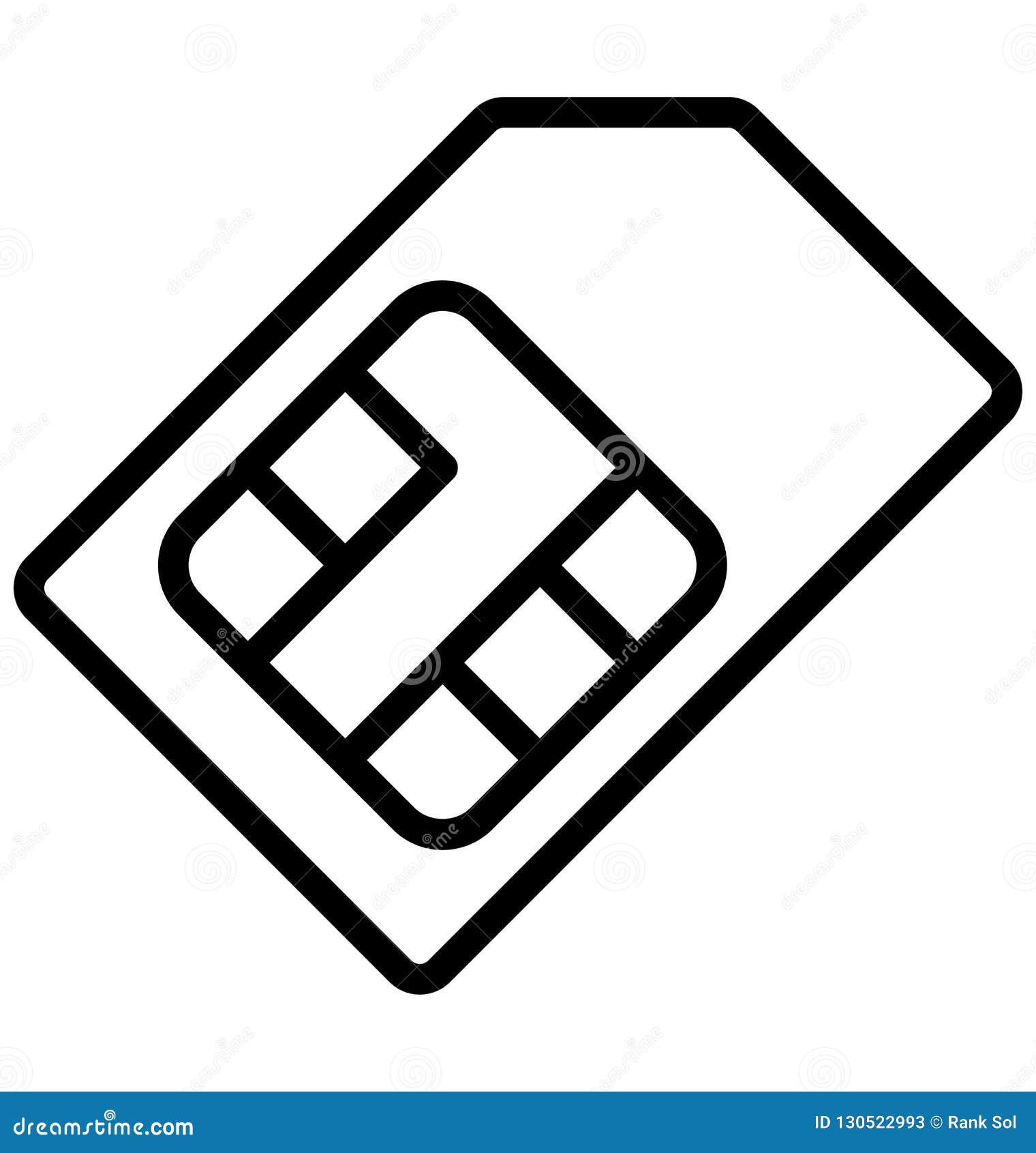 Chip, Integrated Chip Isolated Vector Icon that Can Be Easily Edited in ...