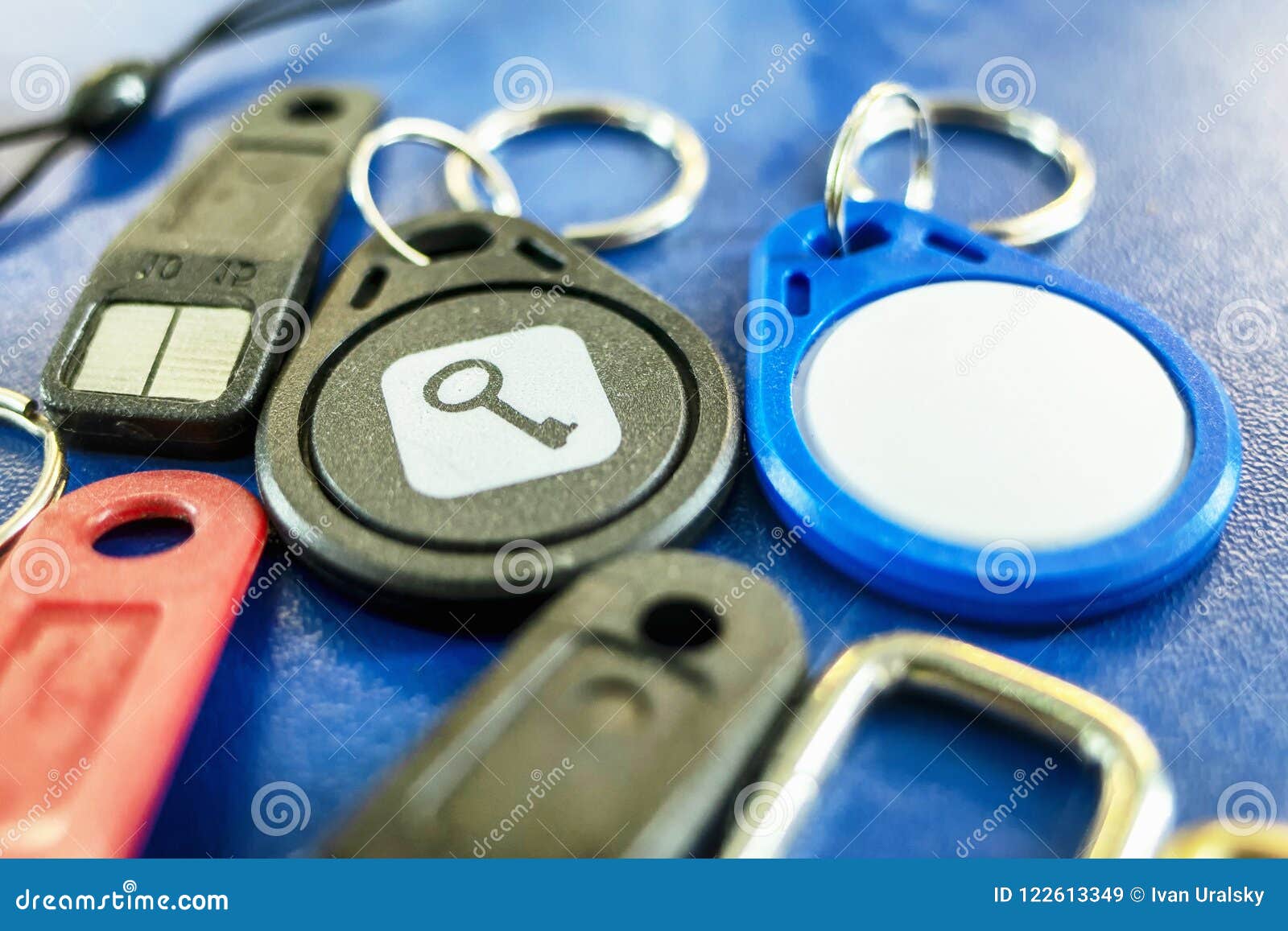 Chip Keys from Intercom or Doorphone Service Stock Image - Image of ...