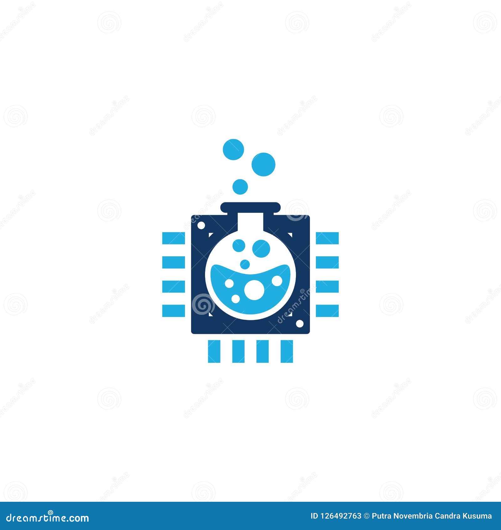 Chip Lab Logo Icon Design ilustración del vector. Ilustración de marca ...