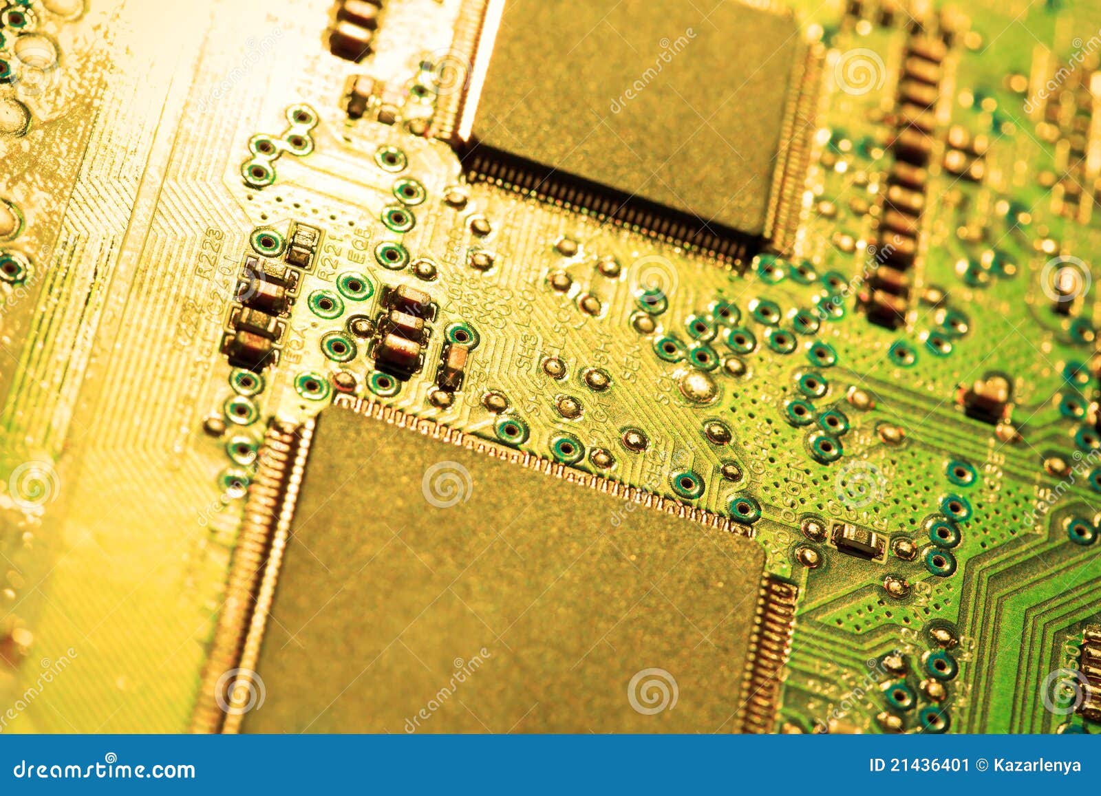 Chip on mainboard stock image. Image of data, abstract - 21436401