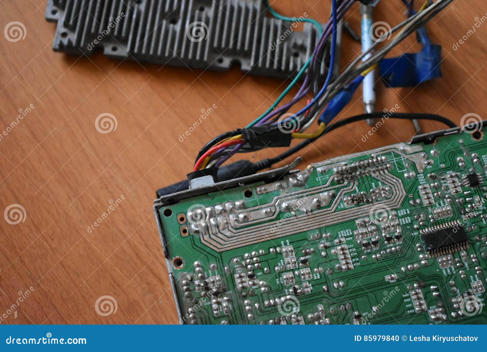 Chip Microcircuit Microchip Integrated Circuit Stock Image