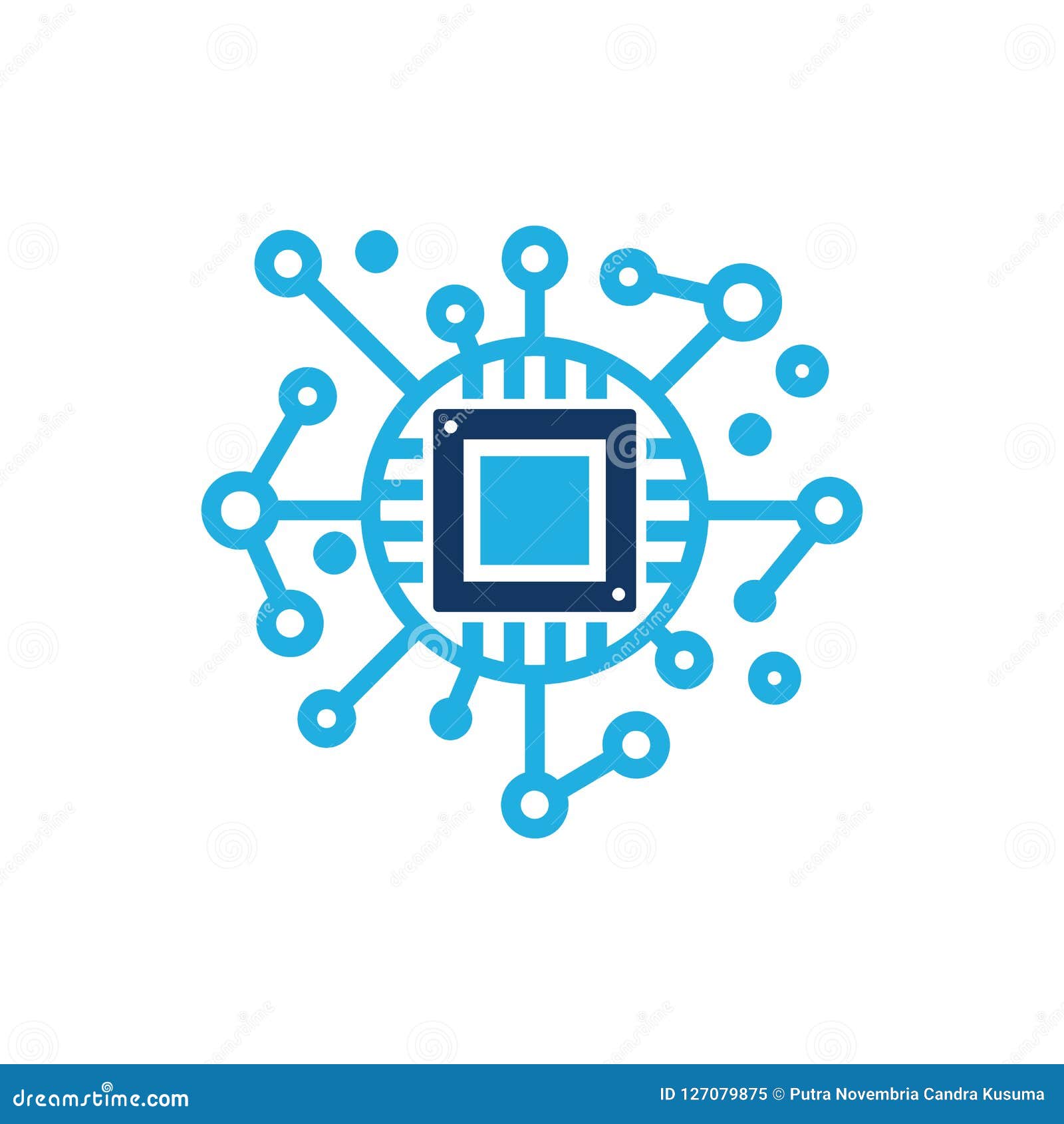 Chip Network Logo Icon Design Stock Vector - Illustration of ...