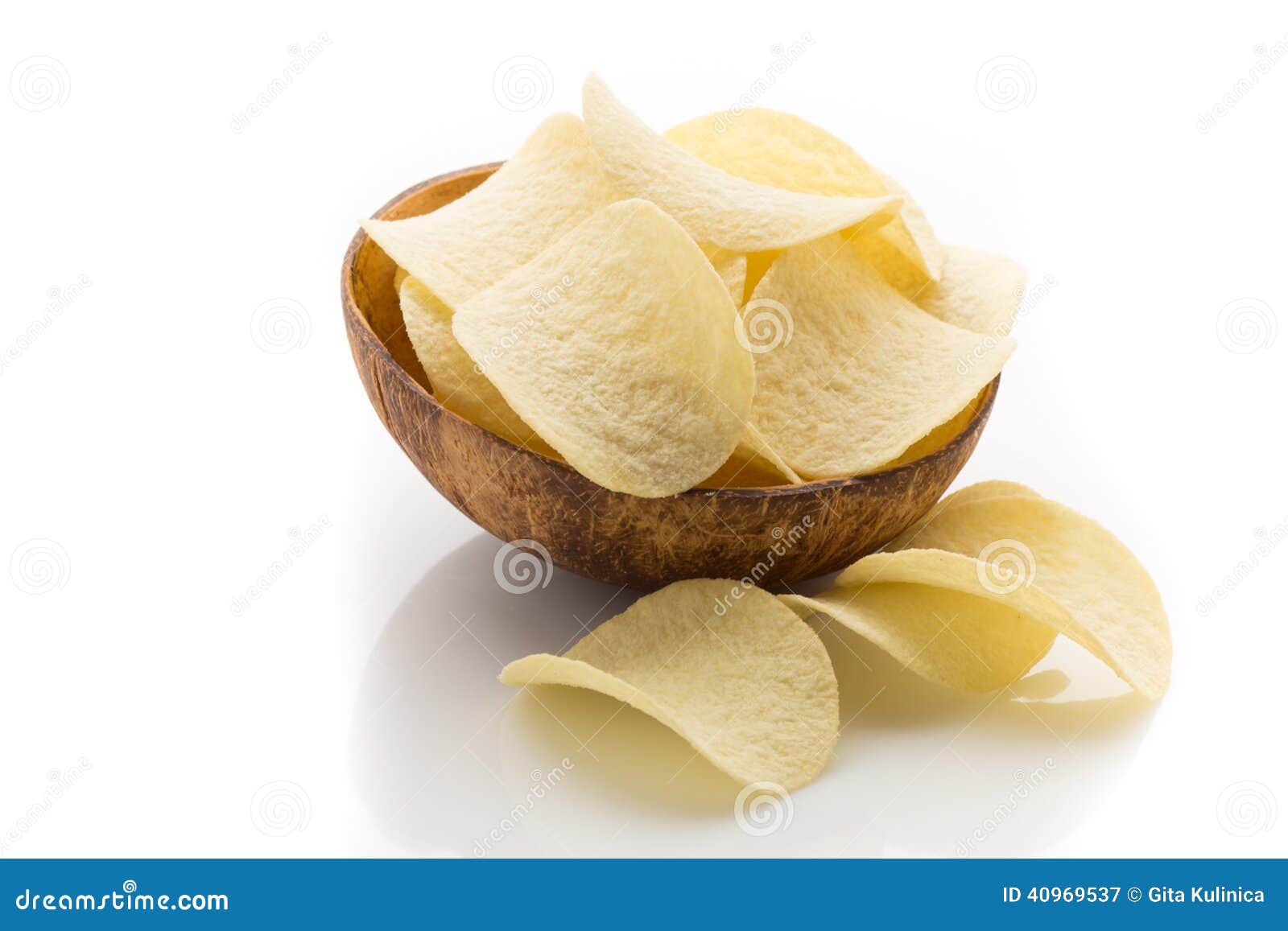 Chip patato. stock image. Image of group, gold, salt - 40969537