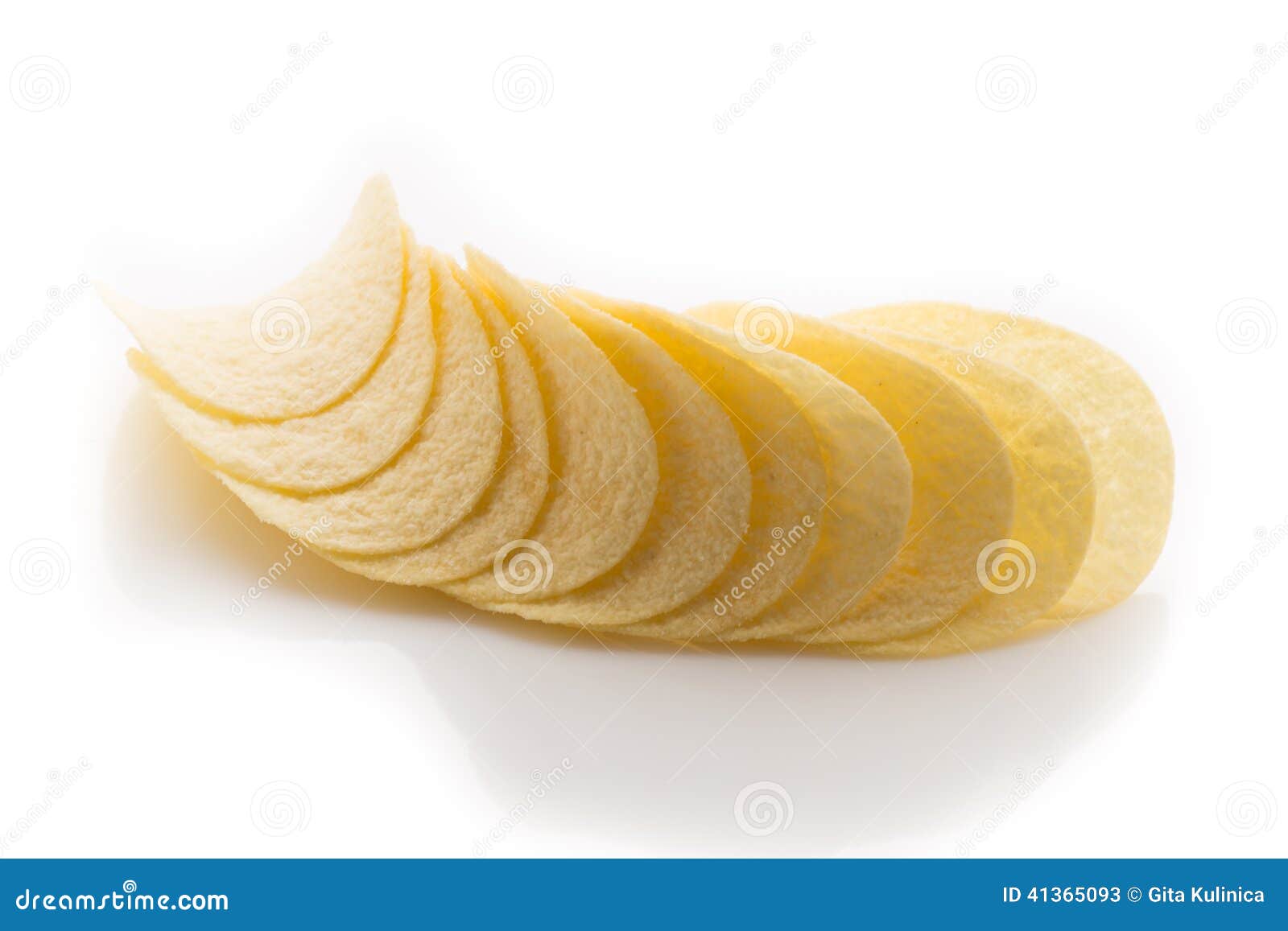 Chip patato. stock image. Image of studio, macro, color - 41365093