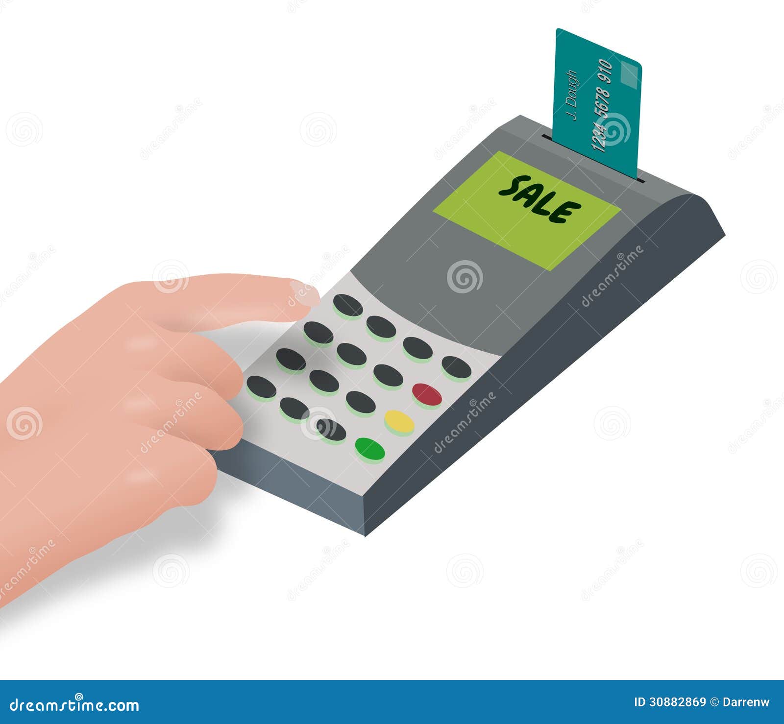 Chip and Pin stock illustration. Illustration of sale - 30882869