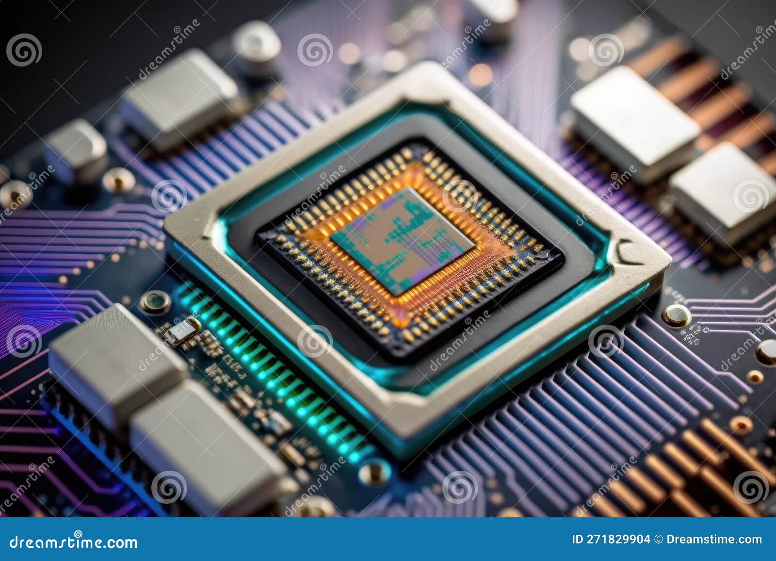 Chip of Silicon while Making Microchips at a State of the Art ...