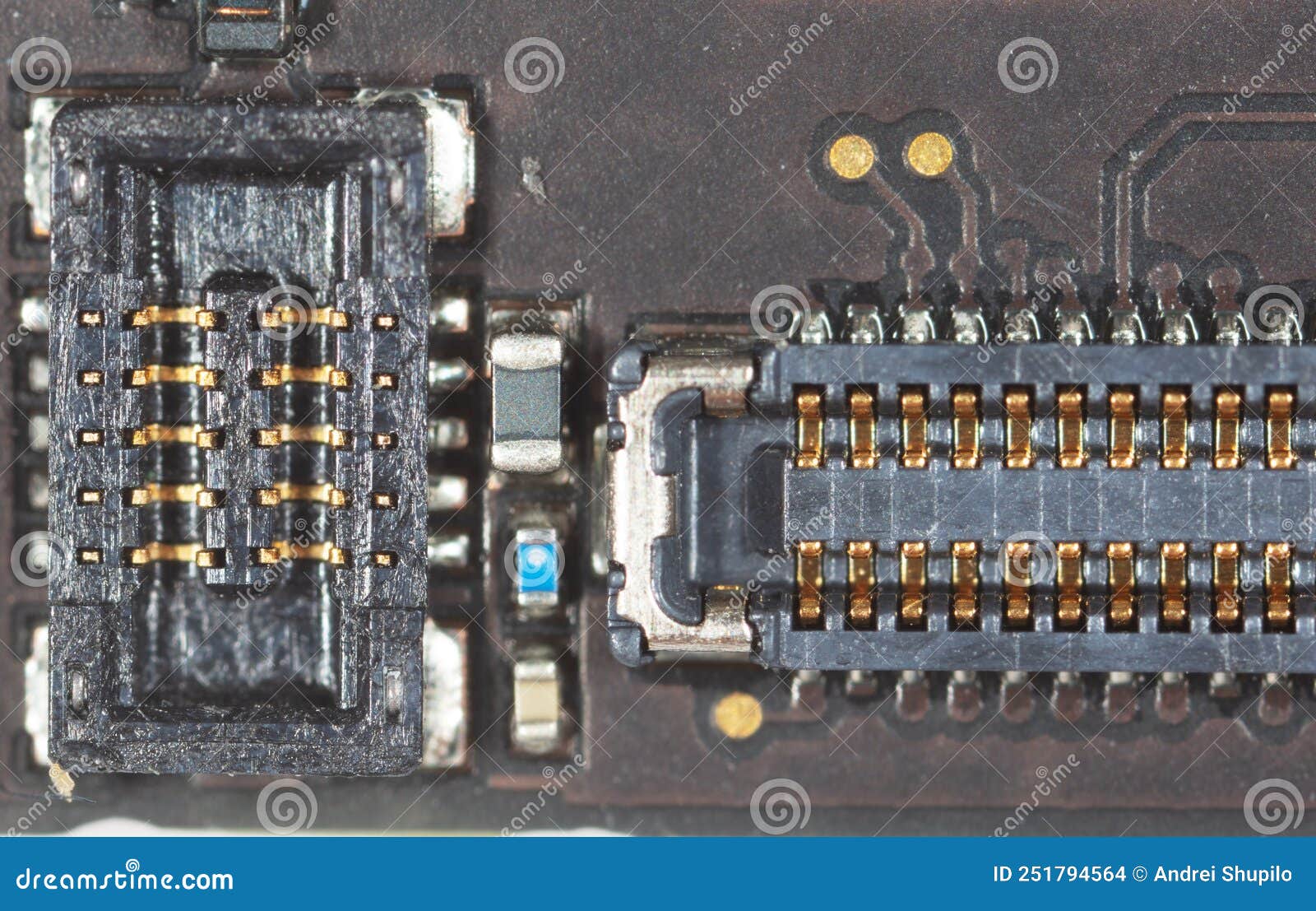 Chip socket on the board. stock photo. Image of socket - 251794564