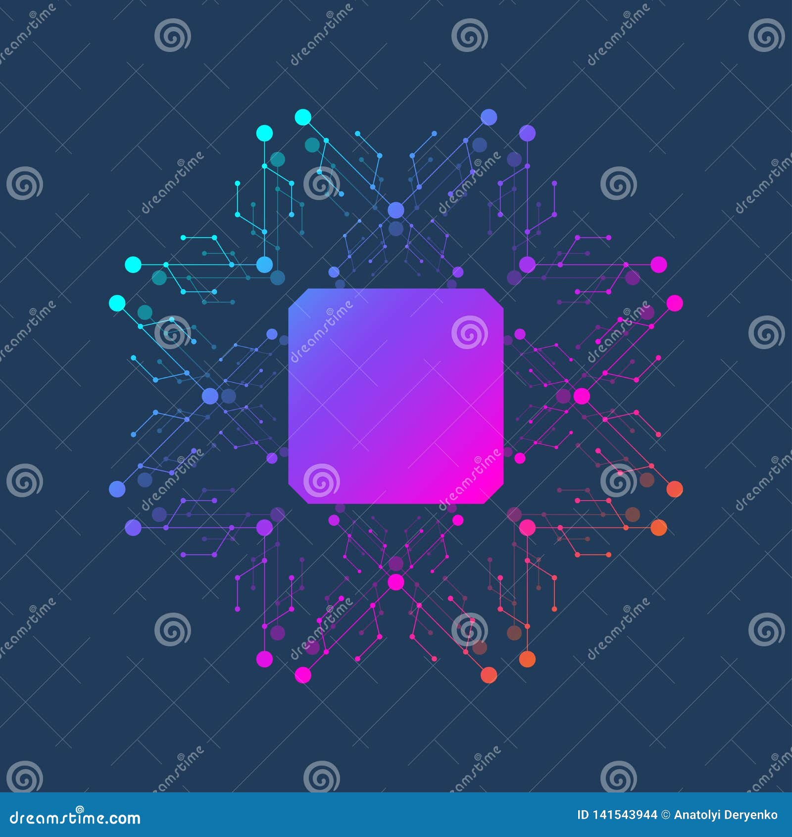 Chip Vector Illustration Icon - Computer Chip Symbol or Design Element ...