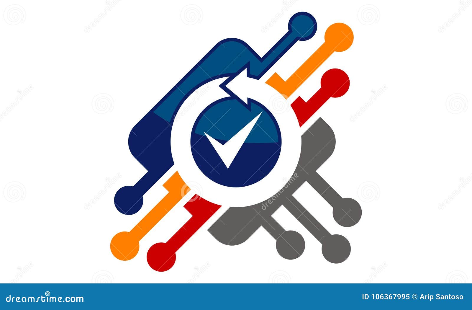 Chip Verified Logo Design Template Stock Vector - Illustration of ...