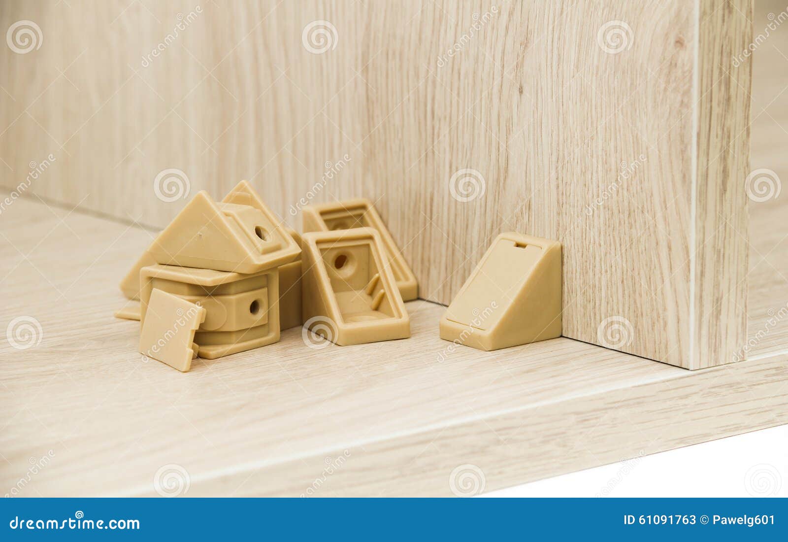 Chipboard stock image. Image of connector, joinery, dowels - 61091763