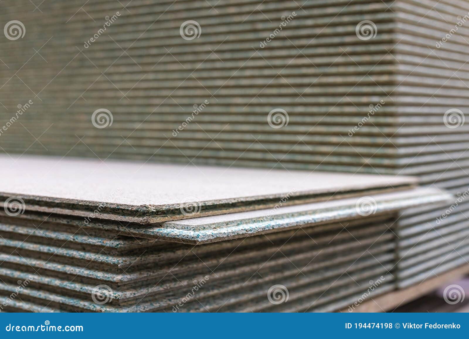 Chipboard Sheets in the Store. Timber is Sold in a Supermarket in a ...