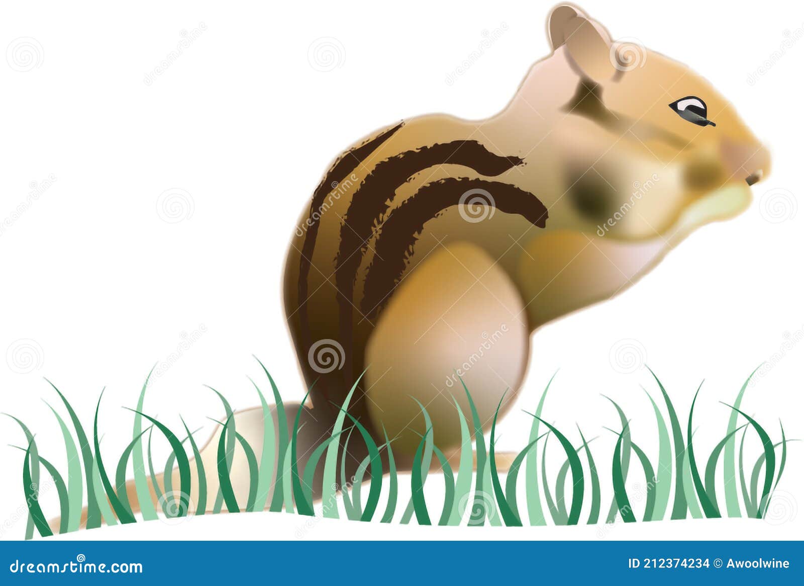 Cartoon Chipmunk Cheeks