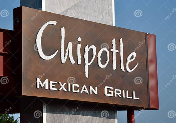 Chipotle Mexican Grill Sign Editorial Image - Image of mexican, lunch ...
