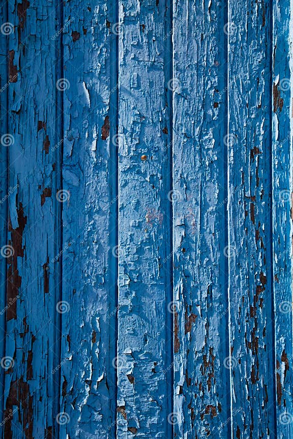 Chipped Blue Paint Wall Texture Stock Photo - Image of fray, aging ...